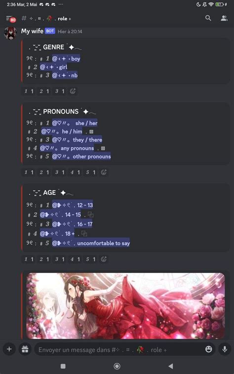 Reaction Roles Discord Server Roles Ideas Discord Server Role Ideas Discord