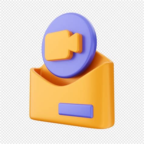 Premium Psd 3d Email Mail Message Envelope Icon Illustration Render