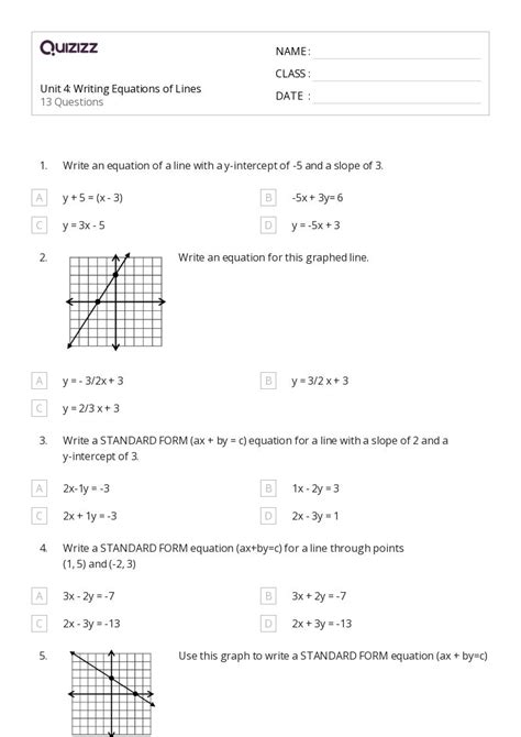 50 Writing Equations Worksheets On Quizizz Free And Printable