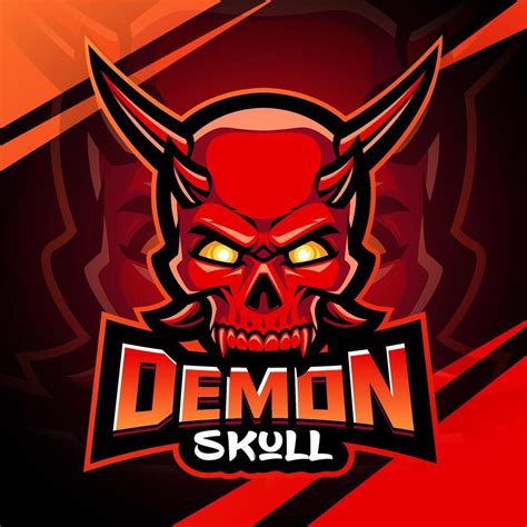 Demon Skull Esport Mascot Logo Design 48941375 Vector Art At Vecteezy
