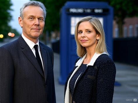 Galactic Gals Anthony Stewart Head As Doctor Who With Sarah Michelle Gellar As His Companion