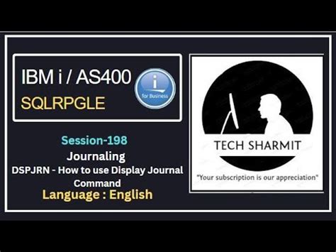 Display Journal DSPJRN In Ibmi Journaling Commands As400 Ibmi