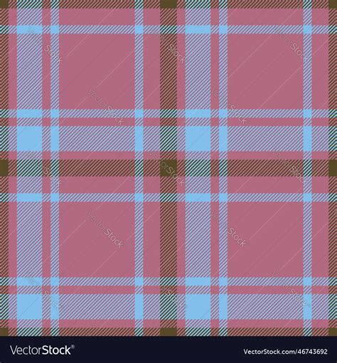 Texture Seamless Textile Background Pattern Plaid Vector Image