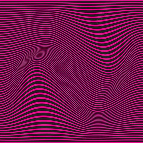 Abstract Black Curve Lines On Pink Background Wave Graphic Motion Background Image For Free