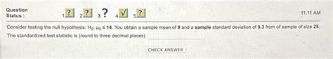 Solved Consider Testing The Null Hypothesis For Chegg