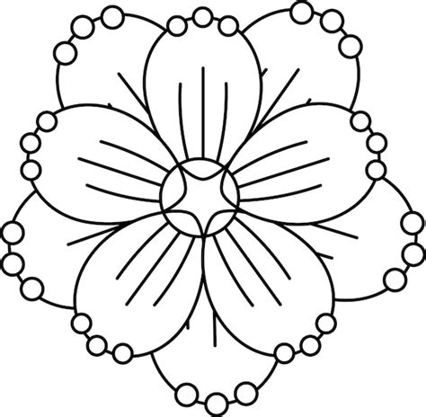 성인 과 어린이 를 위한 꽃 도들 색채 책 페이지 프리미엄 벡터