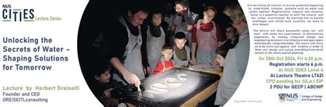 NUS Cities Lecture Series 21 NUS Cities