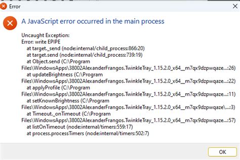 Twinkle Tray Java Script Error · Issue 558 · Xanderfrangostwinkle