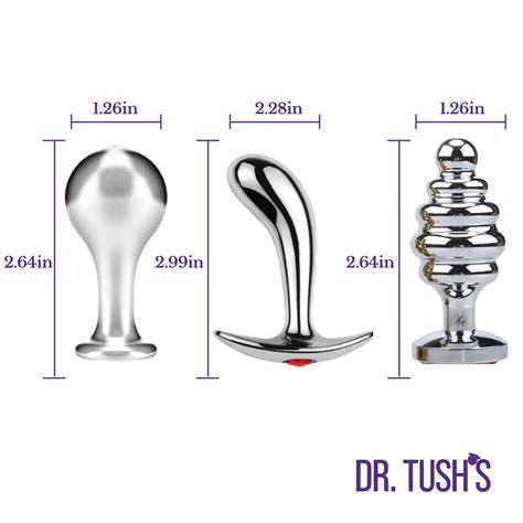 Shop Dr Tushs Tools Of Temptation Metal Anal Plug Trio Classic