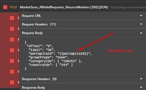 Bug Data Binding For Null Values Not Working Using Collection Runner