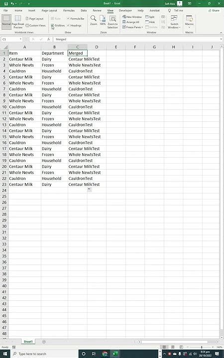 How To Show Or Hide Gridlines In Excel Shorts Excel Exceltutorial Exceltips