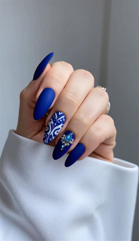 25 Navy Blue Nail Art Ideas Elegant Designs For A Sophisticated