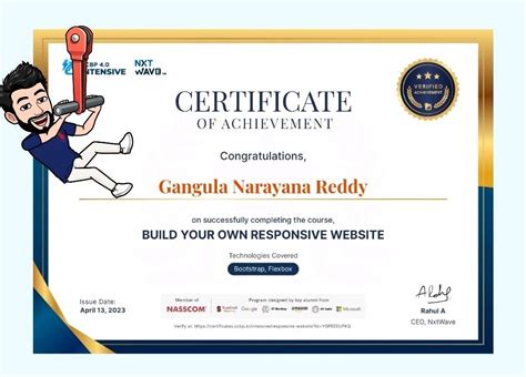 Narayana Reddy Gangula On Linkedin Nxtwave Nxtwaveteam Nxtwaveccbp