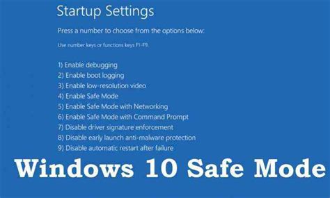 How To Boot In Safe Mode On Windows 10