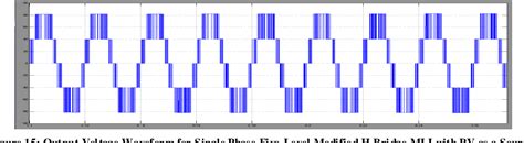 Figure 1 From Modified Single Phase H Bridge Multi Level Inverter Topology With Spwm Technique