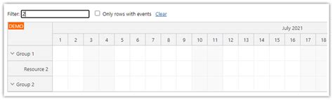 Angular Scheduler Row Filtering DayPilot Code