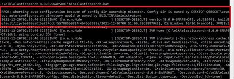 Question Auto Configuration Error On Running Elasticsearchbat For