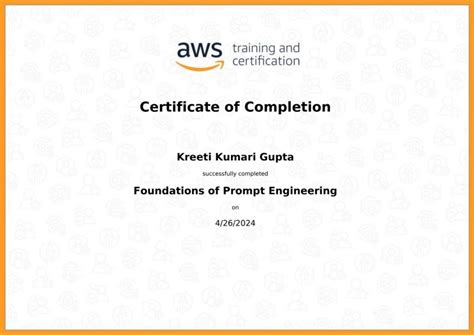 Kreeti Kumari Gupta On Linkedin Recently Completed Foundations Of Prompt Engineering Course