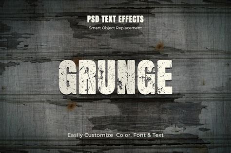 Premium Psd Grunge Text Effect