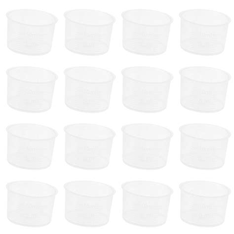Unbranded 200 Pcs Apartment Essentials New Collapsible Measuring Cups Liquid White