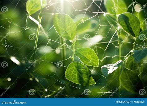 Nanostructures Used In Artificial Photosynthesis Technology Stock Image