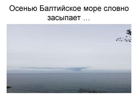 Балтийское море уголок России в Калининградской области Online Presentation