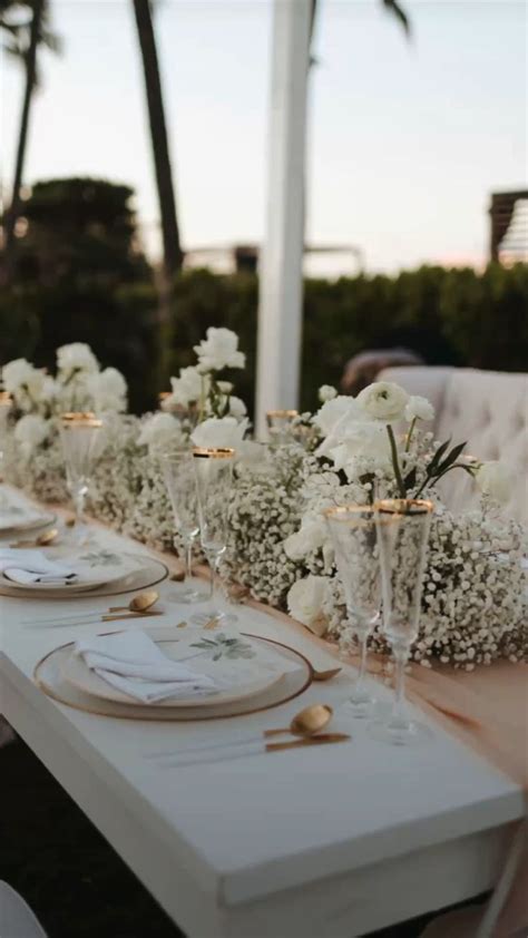 Elegant Wedding Inspiration Classic And Minimal Wedding Decor Wedding