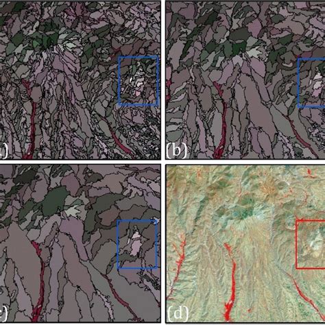 Various Image Segmentation Scale Used In Mrs Method A With The Scale