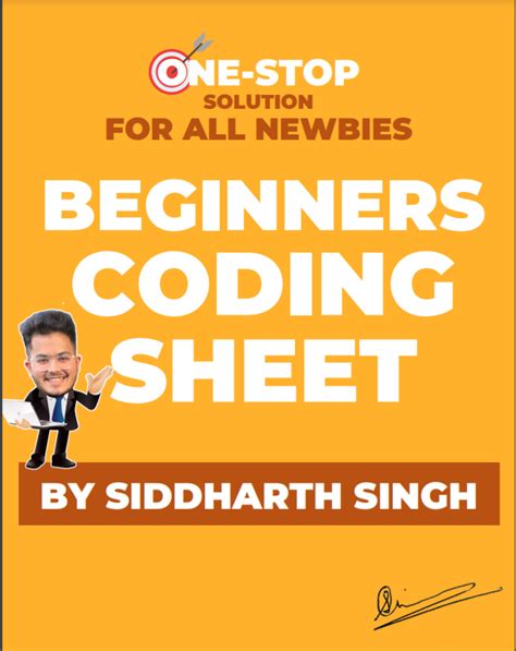 Github Kishanrajput23beginner Coding Sheet This Repository Consists