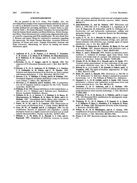 Ehrlichia Chaffeensis A New Species Associated With Human Ehrlichiosis Pmc
