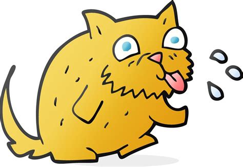 Cartoon Cat Blowing Raspberry 12282383 Vector Art At Vecteezy