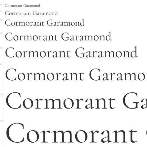 Free Fonts Cormorant Garamond Serif Christian Thalmann Garamond