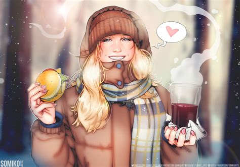 Winter Girl By Somikoarts On Deviantart