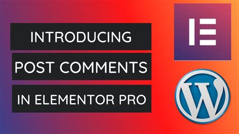 How To Add And Style Post Comments In Elementor Pro Elementor Pro Tutorial 2021 Youtube
