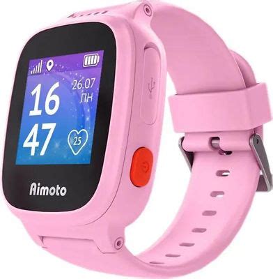 Обзор товара смарт-часы Кнопка Жизни Aimoto Kid, 1.2", розовый ...
