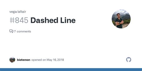 dashed line · issue 845 · vega altair · github
