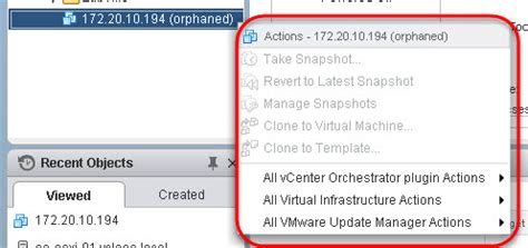 How To Fix Orphaned Vm Sonmixture