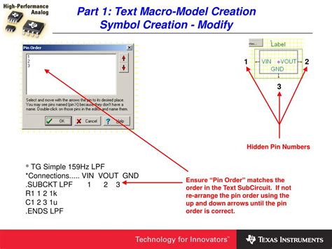 ppt how to build macro models in tina spice part 1 text macro model