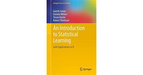 An Introduction To Statistical Learning With Applications In R