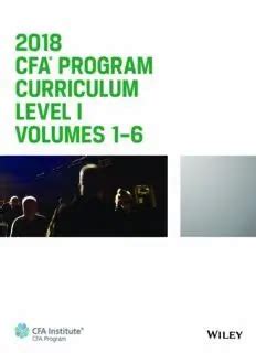 Download CFA Program Curriculum Level I Volumes Box Set PDF