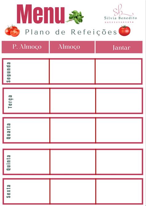 Plano De Refeições Map