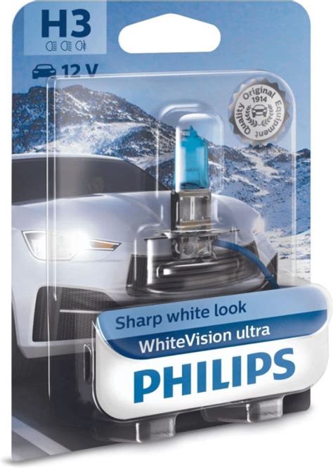Philips H3 WhiteVision Ultra 55W Halogen Lampa • Pris