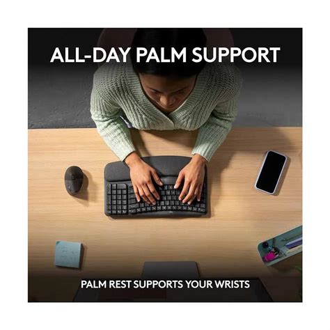 Logitech Ergo Series Wave Keys Wireless Graphite Keyboard Price In Bangladesh Ryans