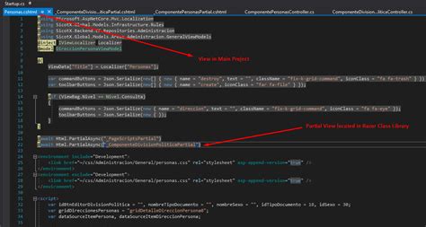 C How To Render A Partial View Located In An Application Part Dll