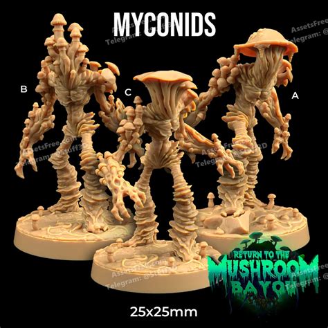 Myconids Free High Quality Models
