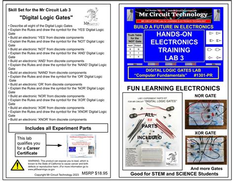 Mr Circuit Lab 3build Digital Logic Gateslearn About Howcomputers Work