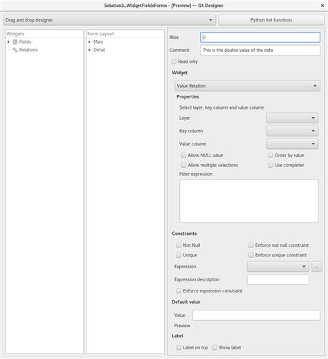 Qep 37 Fields And Forms Redesign · Issue 37 · Qgisqgis Enhancement