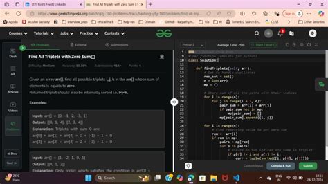 Devanshi Chauhan On Linkedin Gfg160 Geekstreak2024