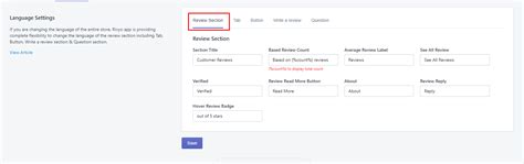 Language Settings Webcontrive