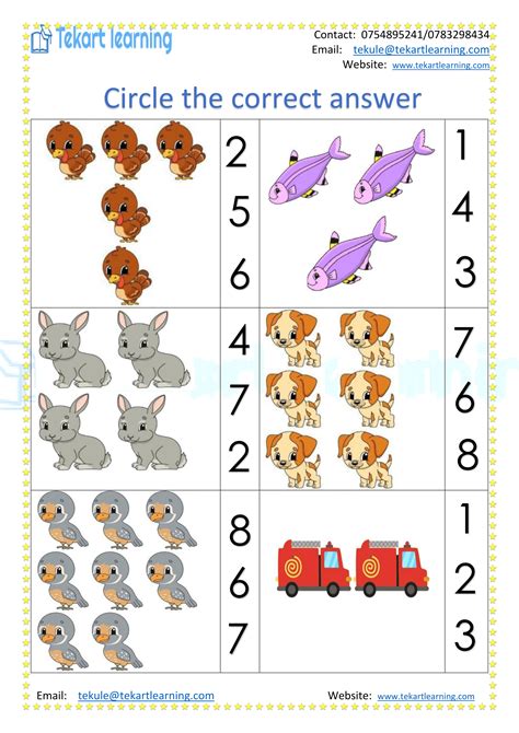 Kindergarten Worksheets